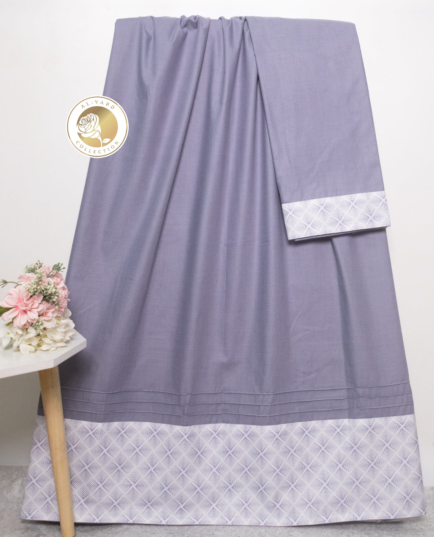 Stone Grey Ohbat Rida With Smart Design Panel & Pintex – AL-Vard Collection